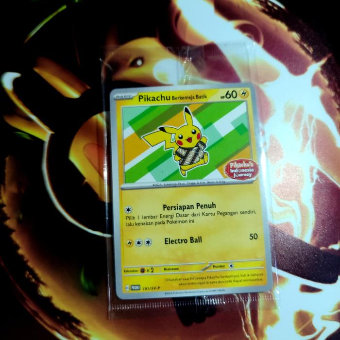 Jual pikachu berkemeja Batik Pokemon Tcg Indonesia - Kota Jambi - Venom card ID | Tokopedia