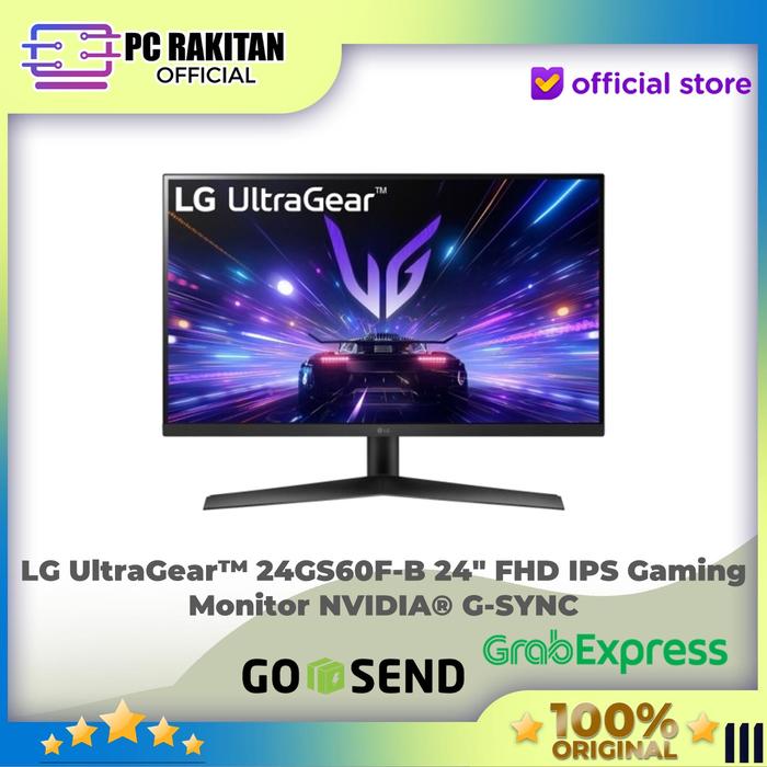 Promo LG UltraGear™ 24GS60F-B 24" FHD IPS Gaming Monitor NVIDIA® G-SYNC ...