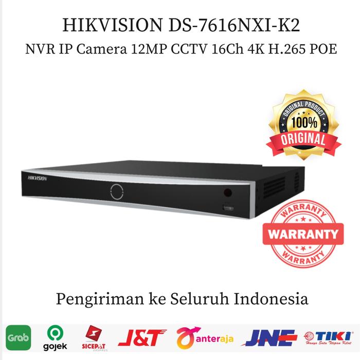 Jual NVR Hikvision 16-Channel AcuSense 4K DS-7616NXI-K2 CCTV - Kota Semarang - Mborong Laris ...
