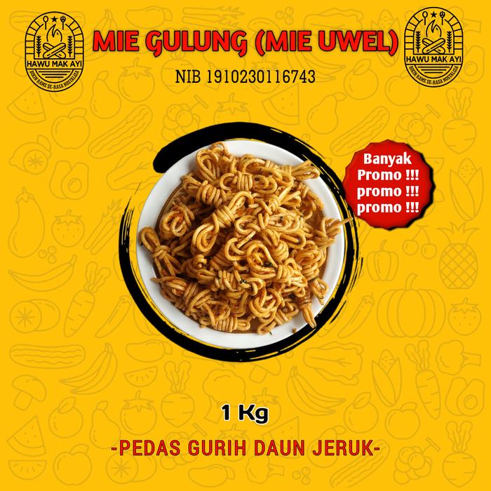 Mie Uwel / Mie Gulung Pedas Dan Nikmat