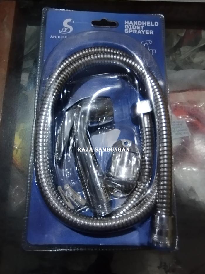 Jual Hand Jet Shower Bidet Selang Semprotan Cebokan Toilet WC Closet ...