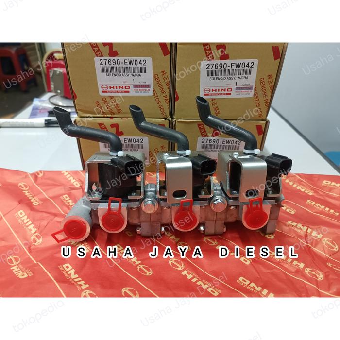 Jual Selenoid Assy Valve Magnetic Valve Hino 500 New FM 260 JD 27690 ...