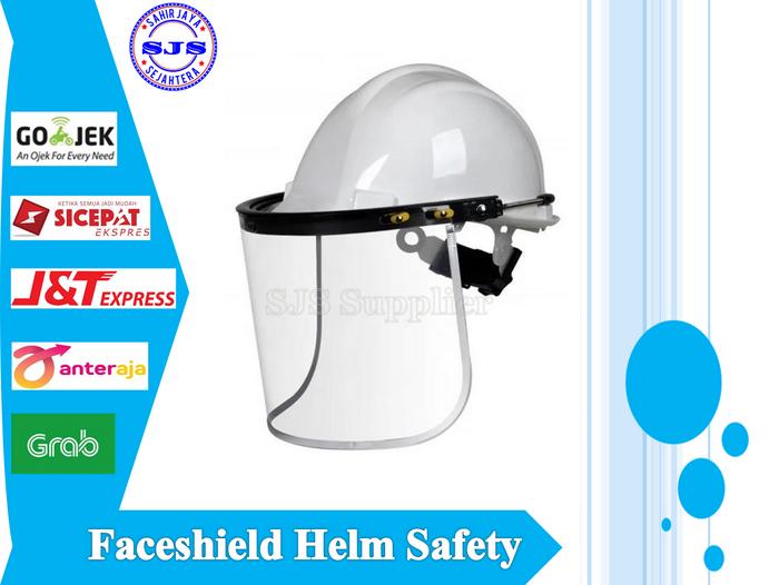 Promo Face Shield Khusus Untuk Helm Proyek Faceshield Gerinda Welding ...