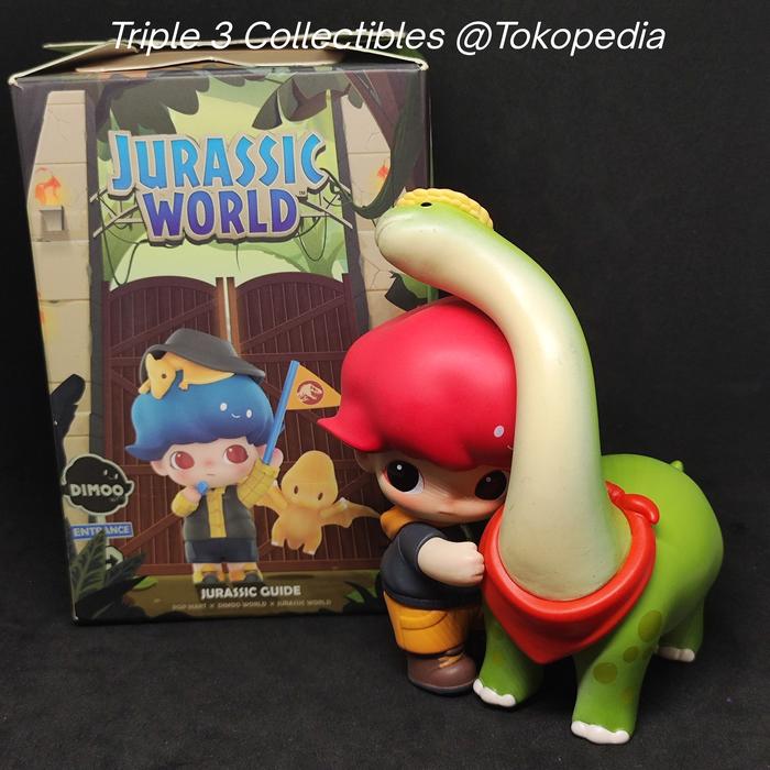 Jual Action Figure Pop Mart DIMOO BRACHIOSAURUS FEEDER PopMart Jurassic ...
