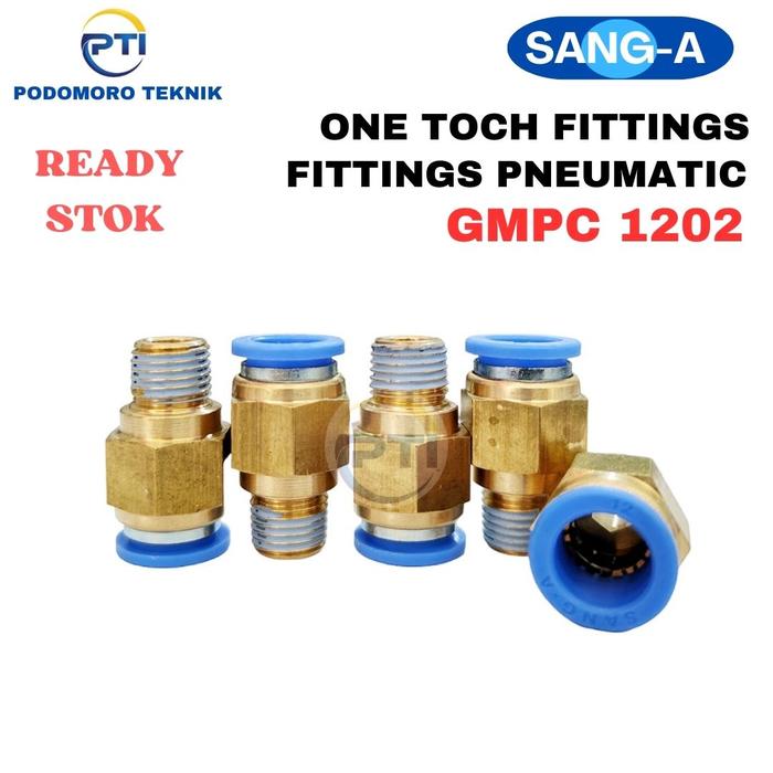 Jual Sambungan Selang GMPC 1202 Fitting Pneumatic GMPC1002 PC 12 02 Merek SANG-A - Kab. Bekasi ...