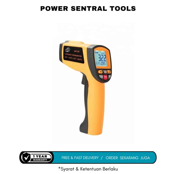 Jual Infrared Thermometer -30 1350c Benetech GM1350 Gun Termometer ...