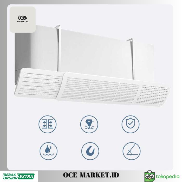 Promo Cover Angin AC Retractable Air Conditioner Windshield Deflector ...
