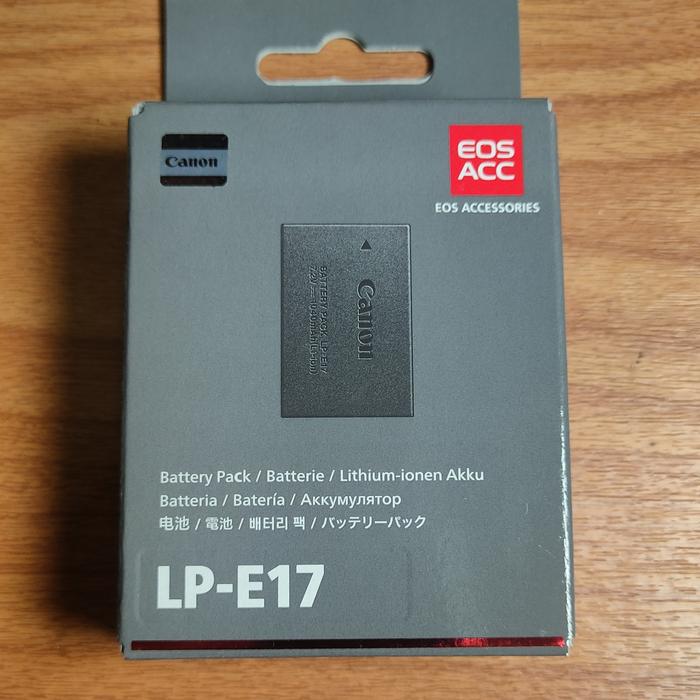 Jual Baterai Canon LPE17 LPE-17 LP-E17 LP E17 battery Original - Kota ...