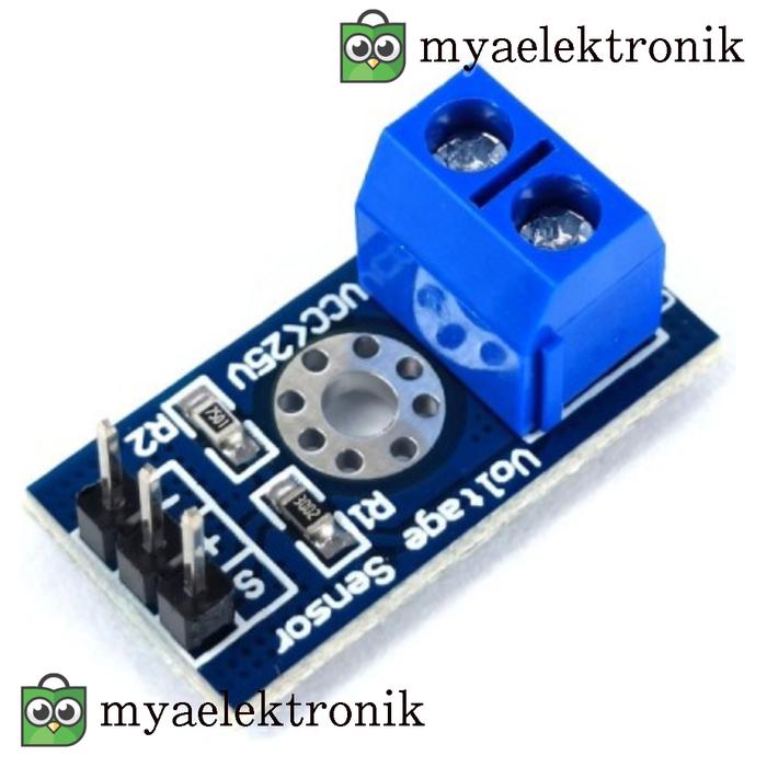 Jual Voltage Sensor 25v / Sensor Tegangan 25v / Sensor Tegangan Arduino ...