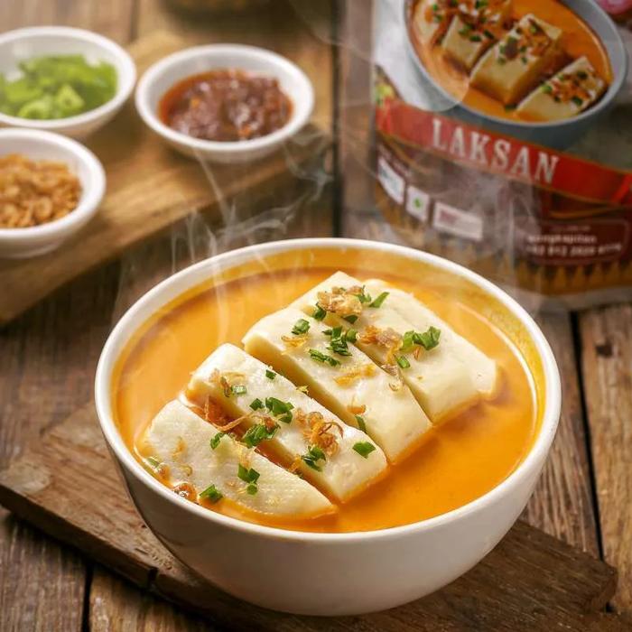 Jual LAKSAN - WONG KAPITAN - MAKANAN KHAS PALEMBANG GURIH, CREAMY, ENAK ...