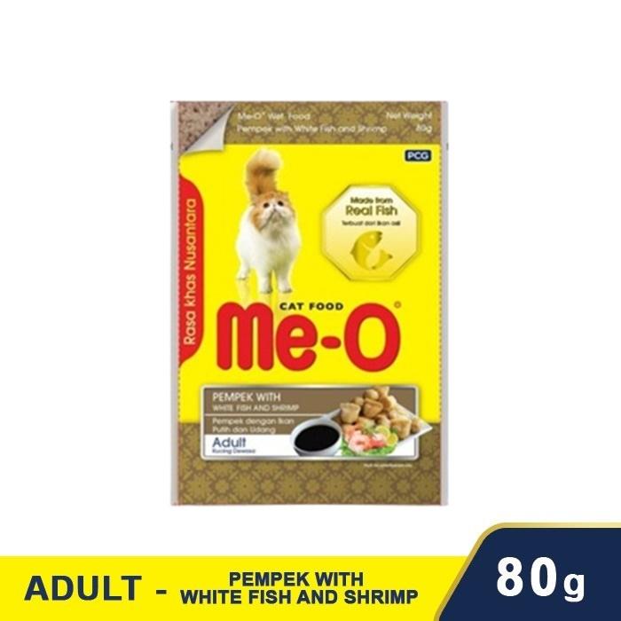 Jual Wet Cat Food ME-O MEO Pouch 80 gr For Adult Cat & Kitten | Makanan ...
