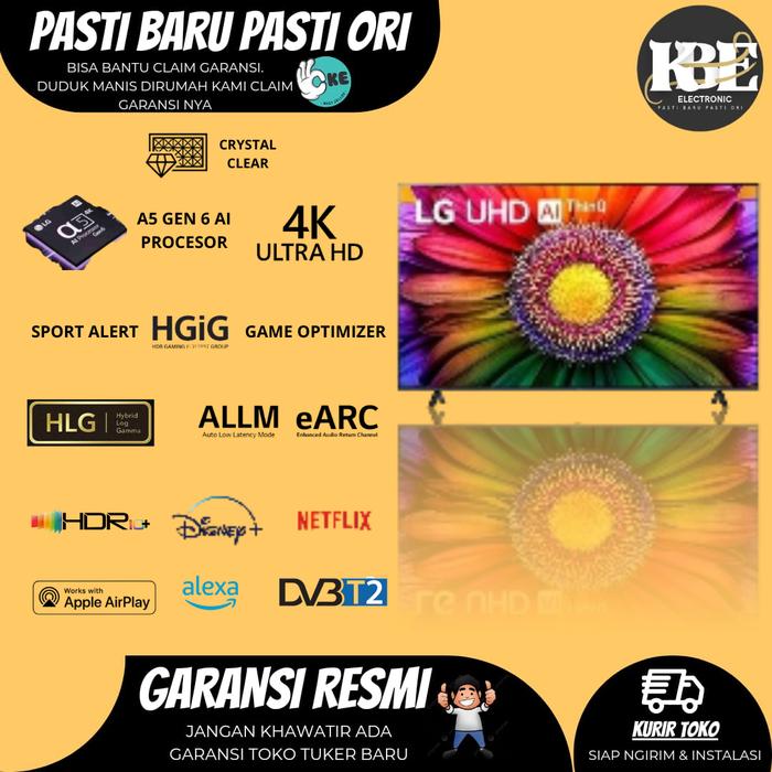 Jual LG 43UR8050PSB UHD REAL 4K HDR A5 GEN6 PROSESOR SMART TV 43"INCH ...