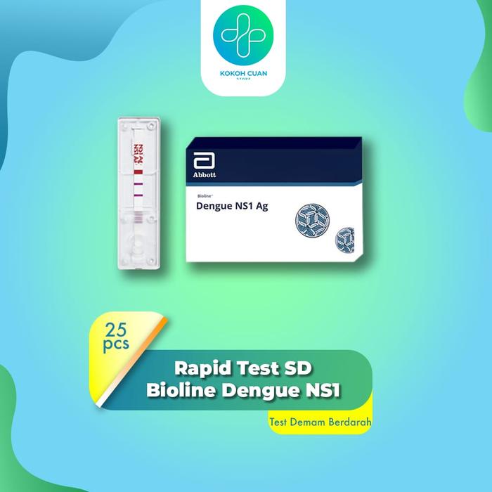 Jual Rapid Test SD Bioline Dengue NS1 Ag Kemasan isi 25 test/box ...