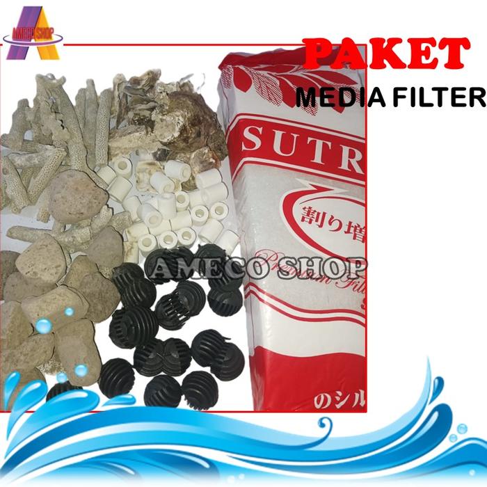 Jual Paket Media Filter Aquarium Penjernih Air Lengkap dan Hemat - Kota ...