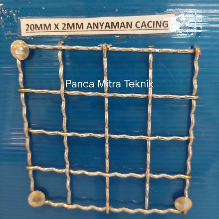 Jual Wiremesh 20mm Tebal 2mm Anyaman Cacing / Kawat Mesh Stainless ...
