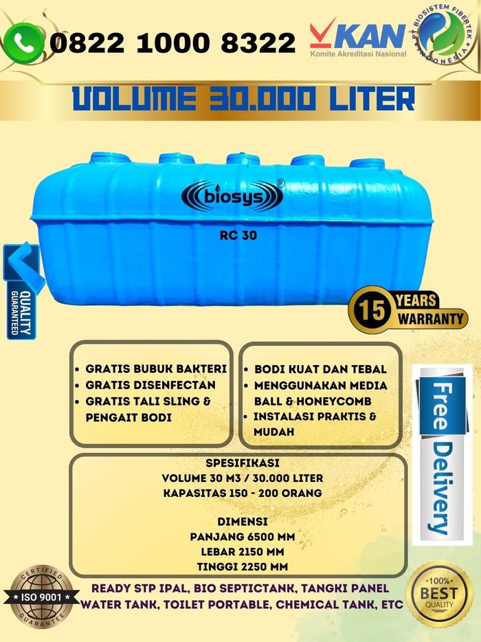 Jual Septic tank Biotech Sistem 30 M3 / 30.000 liter - RC 30, Septic ...