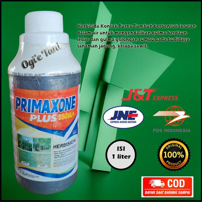 Jual Herbisida Primaxone Plus 280 SL, Herbisida Kontak Purna Tumbuh, 1 ...