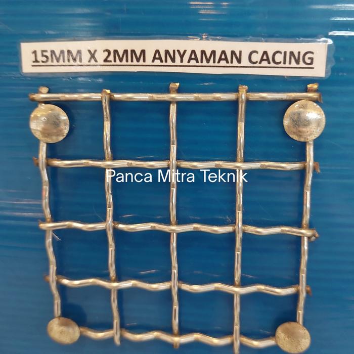 Jual Wiremesh 15mm Tebal 2mm Anyaman Cacing / Kawat Mesh Stainless ...