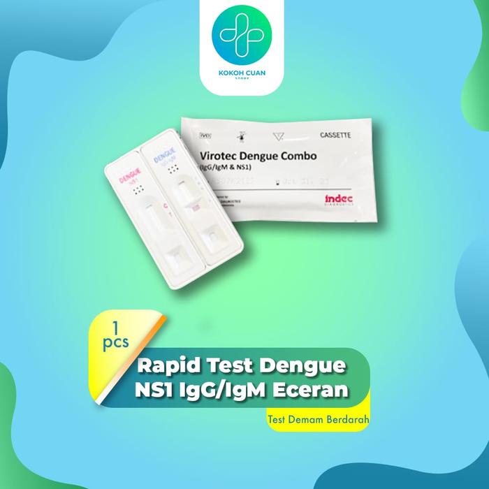 Jual Alat Test Dengue NS1 IgG IgM Demam Berdarah 1 Set Mandiri Test DBD ...