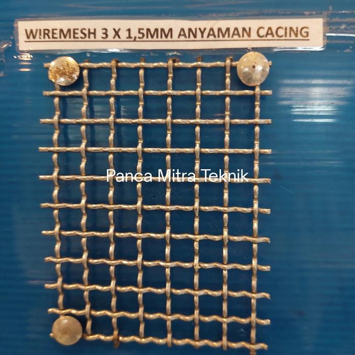 Jual Wiremesh 3 Tebal 1.5mm Anyaman Cacing / Kawat Mesh Stainless SS304 ...