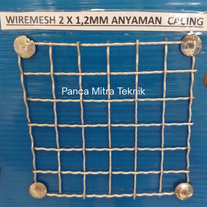 Jual Wiremesh 2 Tebal 1.2mm Anyaman Cacing / Kawat Mesh Stainless SS304 ...