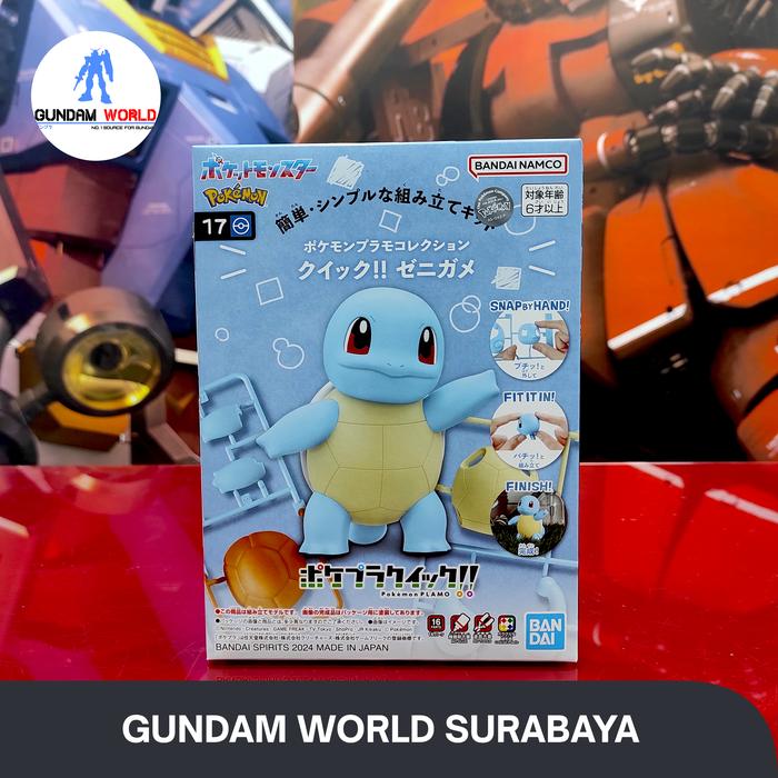 Jual POKEMON QUICK NO 17 SQUIRTLE POKEPLA MODEL KIT - Kota Surabaya ...