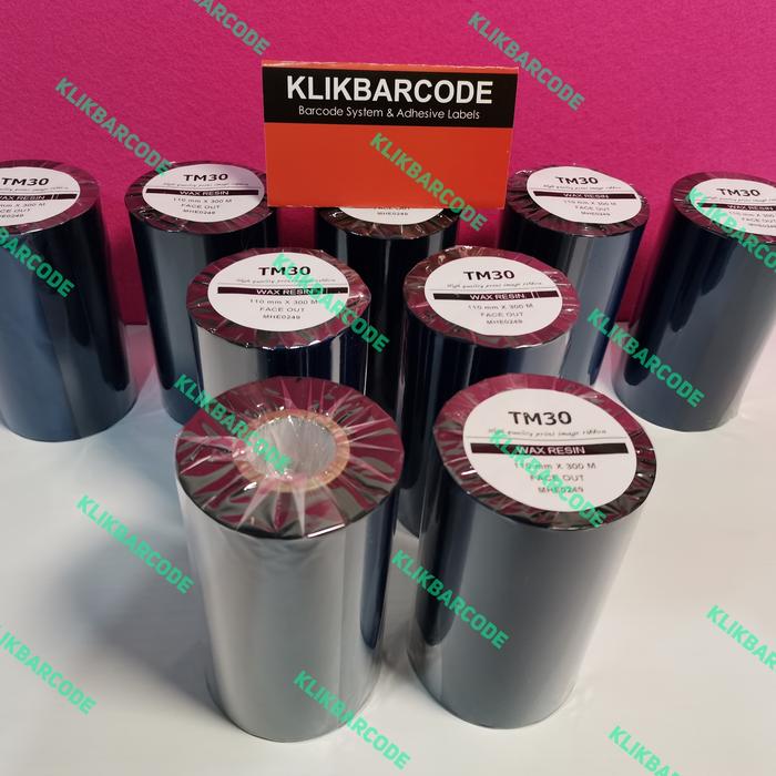 Jual RIBBON SONY TM30 WAX RESIN 110 X 300 PRINTER BARCODE THERMAL ...
