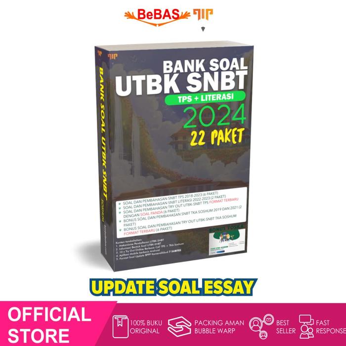 Jual Diskon Bebas Bank Soal Utbk Snbt 2024 (Soal Asli 6 Tahun Terakhir) Tps - Jakarta Barat ...