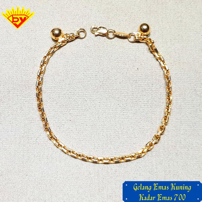 Jual Gelang Rantai Emas Kuning 010 Kadar Emas 700 - Jakarta Pusat ...