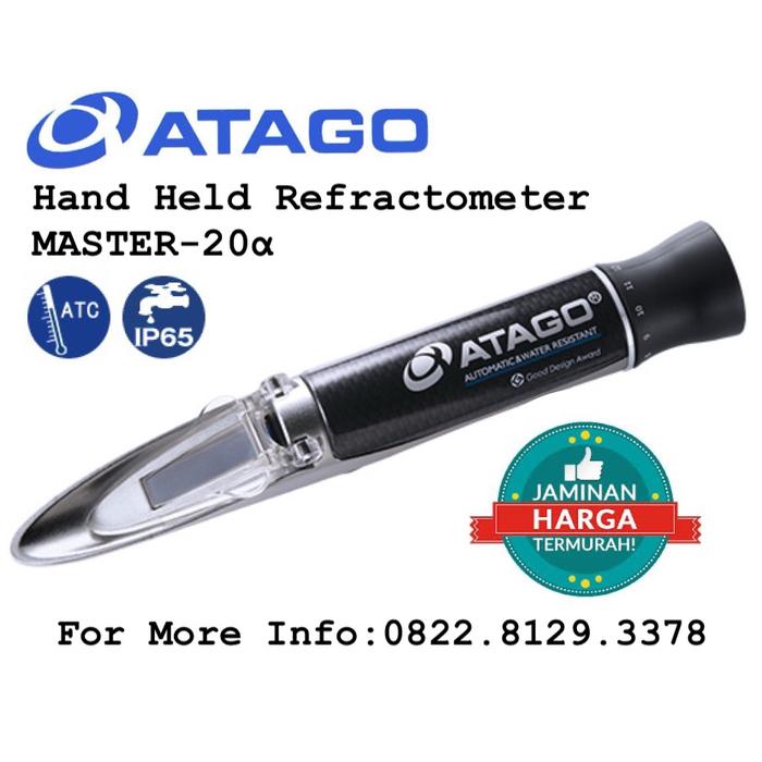 Jual Hand Refractometer Atago Master 20 Alpha / Atago Master-20α ...