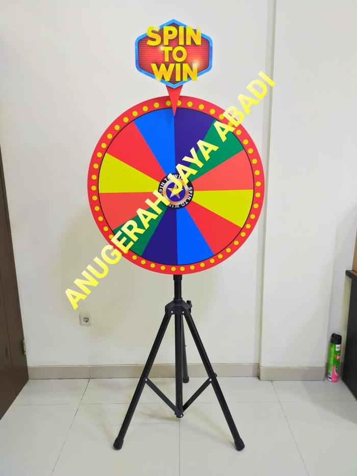 Promo RODA UNDIAN 80 + HEADER / WHEEL OF FORTUNE NOMOR / ROULETTE ...