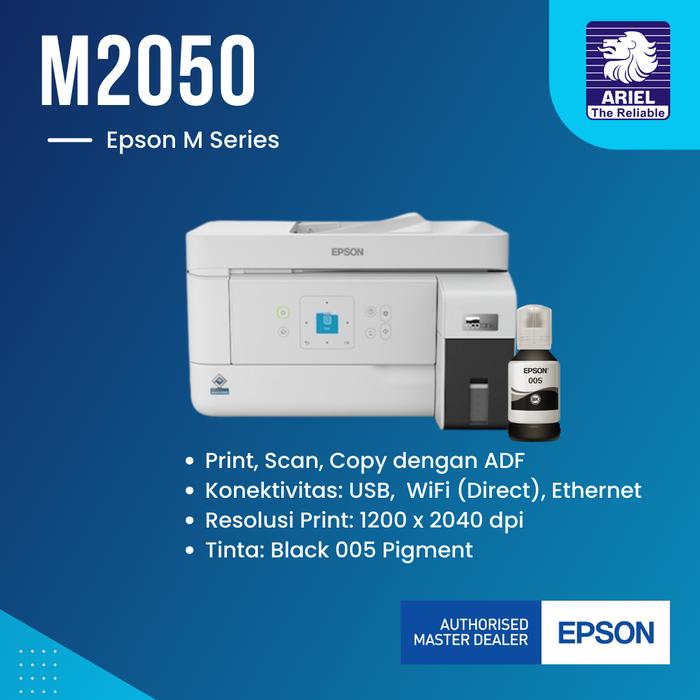 Jual Printer Epson M2050 Monochrome Print Scan Copy ADF Wifi Ethernet ...