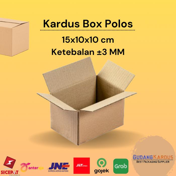 Jual Kardus Karton Box Kecil Polos 15 x 10 x 10 CM - Jakarta Barat ...