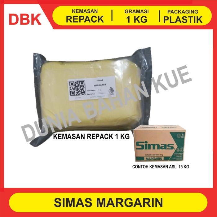 Jual SIMAS MARGARINE / MENTEGA REPACK 1 KG - Kab. Bandung - Dunia Bahan ...