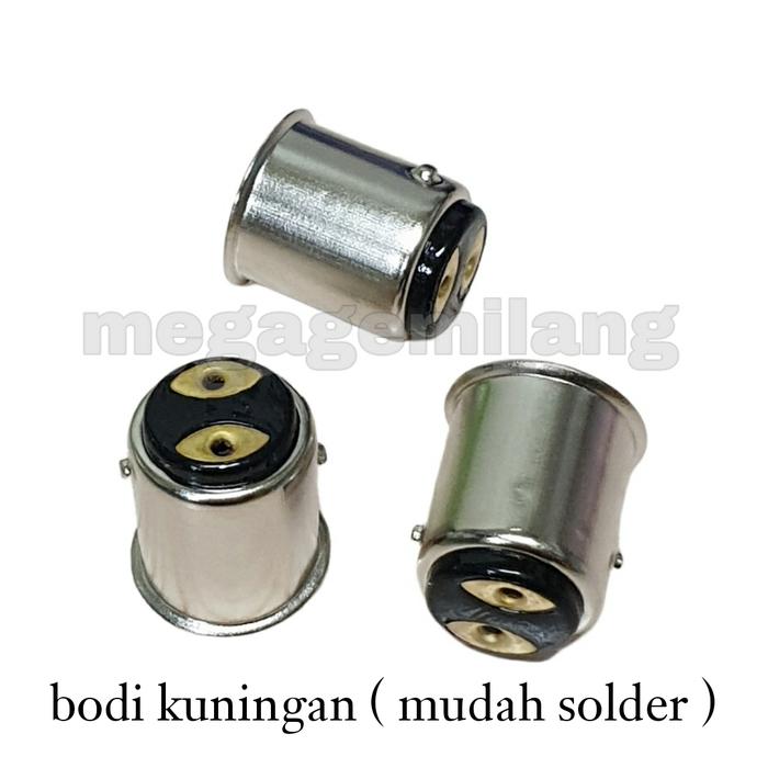 Jual Soket Bayonet 2 pin Soket Lampu Rem bayonet 1157 - Jakarta Barat ...