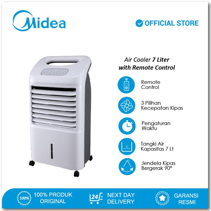 Promo Midea Air Cooler 7.0 Liter AC120-U - Humidifier - Remote Control ...