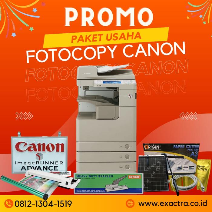 Jual Paket Usaha Fotocopy Canon IRA 4225 Free Pelatihan Instalasi dan Jaminan Garansi Service ...