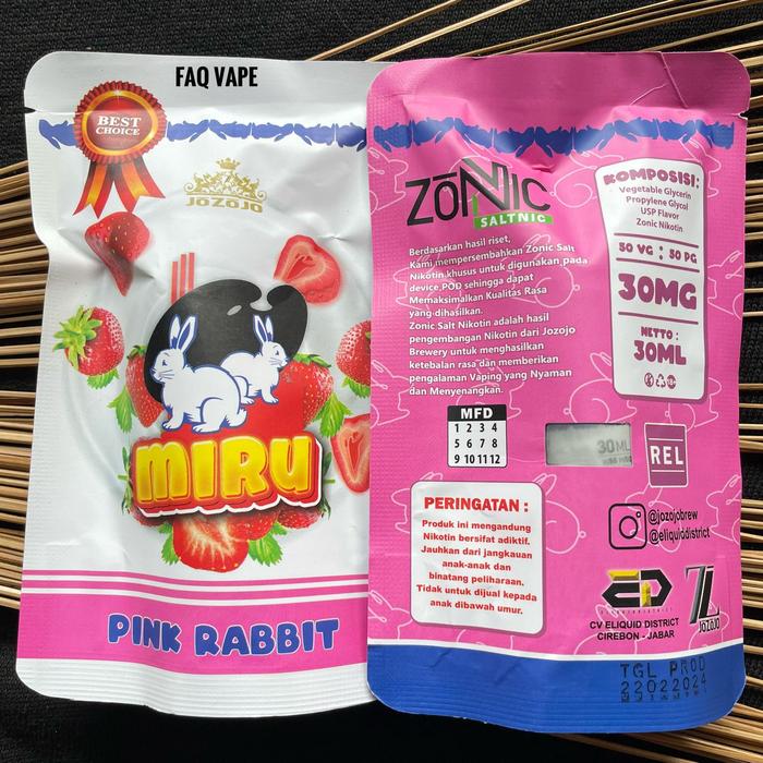 Jual Miru Salt Series 30ml 30mg - Saltnic Liquid Vape By JoZoJo .FAQ ...