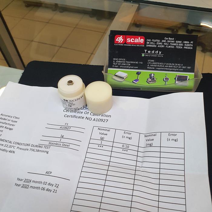 Jual Batu Standar Kalibrasi, Class M1-F2-F1 - 1gr, F2 - Jakarta Barat ...