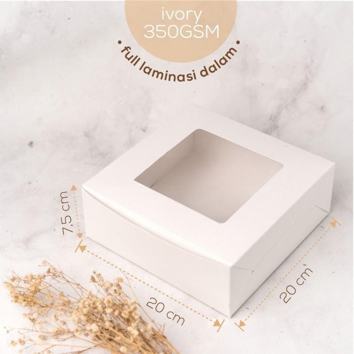 Jual Box Roti Jendela Mika Bening Dus Kotak Laminasi Dalam Ukuran ...