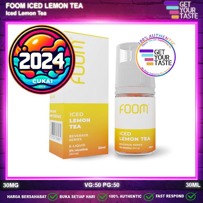 Jual Liquid FOOM Iced Lemon Tea Salt Nic 30MG 30ML Saltnic by Foom Lab ...