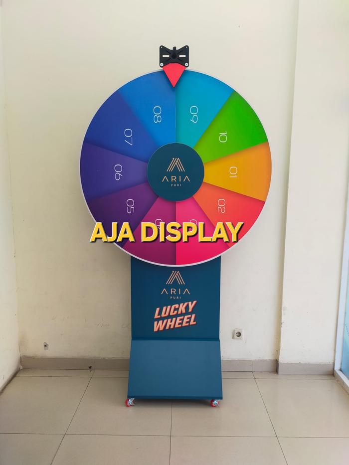 Promo WHEEL OF FORTUNE 80cm/ROULETTE 80cm/SPIN TO WIN 80cm STAND PAPAN ...