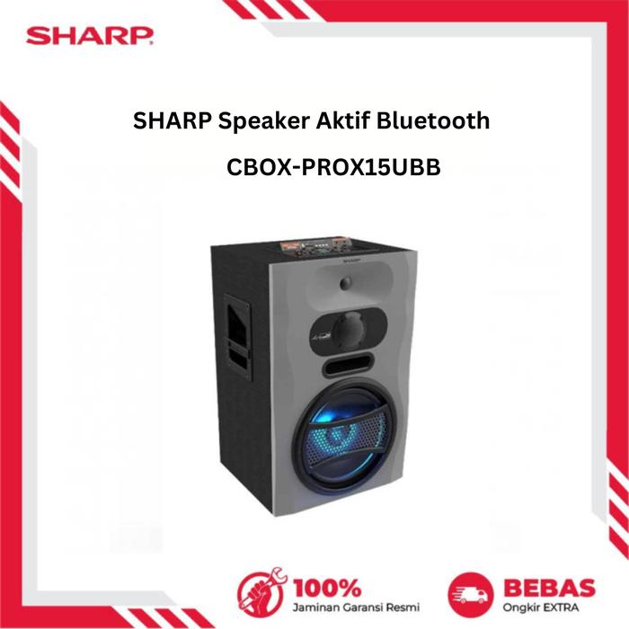 Jual SHARP Speaker Aktif Bluetooth CBOX-PROX15UBB - Jakarta Utara ...