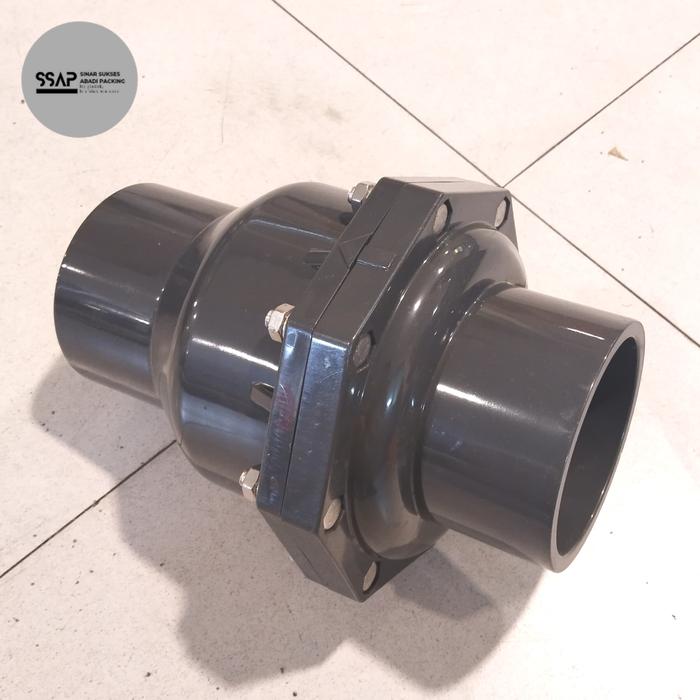 Jual Swing Check Valve PVC 3" inch / Klep Tabok UPVC - Jakarta Barat ...
