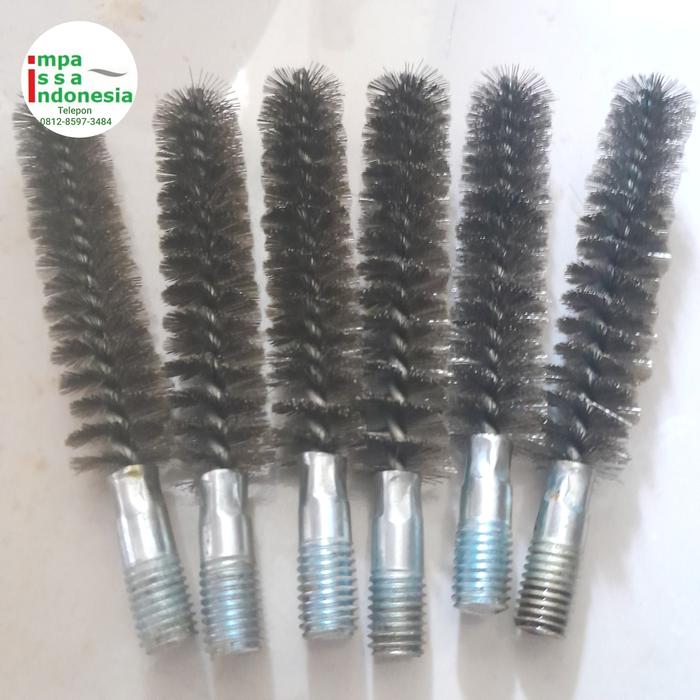 Jual 510711 CONDENSER TUBE BRUSH STEEL 22 MM X 1/2 MALE THREAD - Kota ...