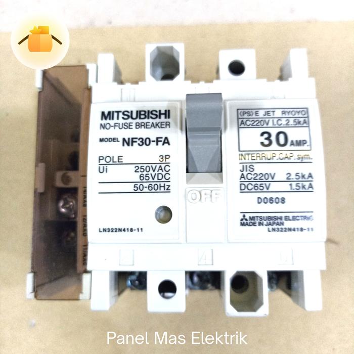 Jual MCCB 3 Pole 30 Amper NF30-FA Mitsubishi - Jakarta Barat - PANEL MAS ELECTRIC | Tokopedia
