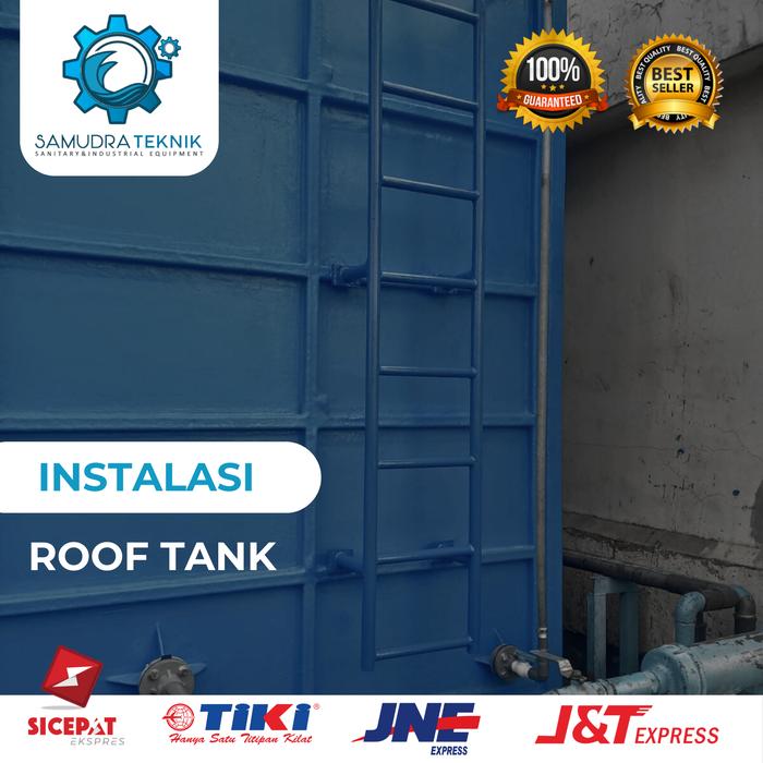 Jual Instalasi Tangki Fiberglass Rooftank, FRP Rectangular Tank ...