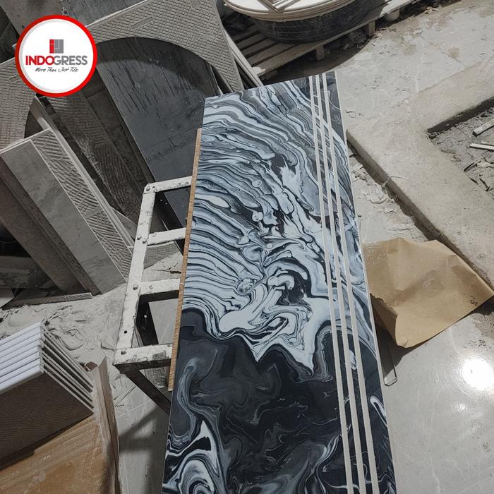 Jual granit pijakan anak tangga 30x100 step nosing list plant trap ...