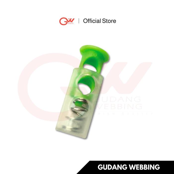 Jual stopper tali 2 lubang- botol mini bening 9mm - Hijau - Kota ...