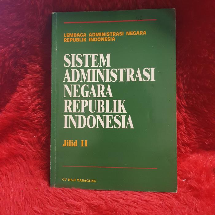 Jual BUKU SISTEM.ADMIMISTRASI NEGARA REPUBLIK INDONESIA BY LEMBAGA ...